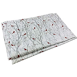 Christmas Cardinal Tissue Paper 20 Inch x 30 Inch Sheets Bulk Set for Holiday Birds Wrapping Pack of 20