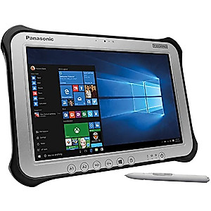 Panasonic Toughpad G1, FZ-G1 MK4, Intel Core i5-6300U @2.40GHz, 10.1" Multi Touch + Digitizer, 256GB SSD, 8GB, Webcam, Rear Camera, TPM 2.0, Long Life Battery, Win10 Pro (Renewed)