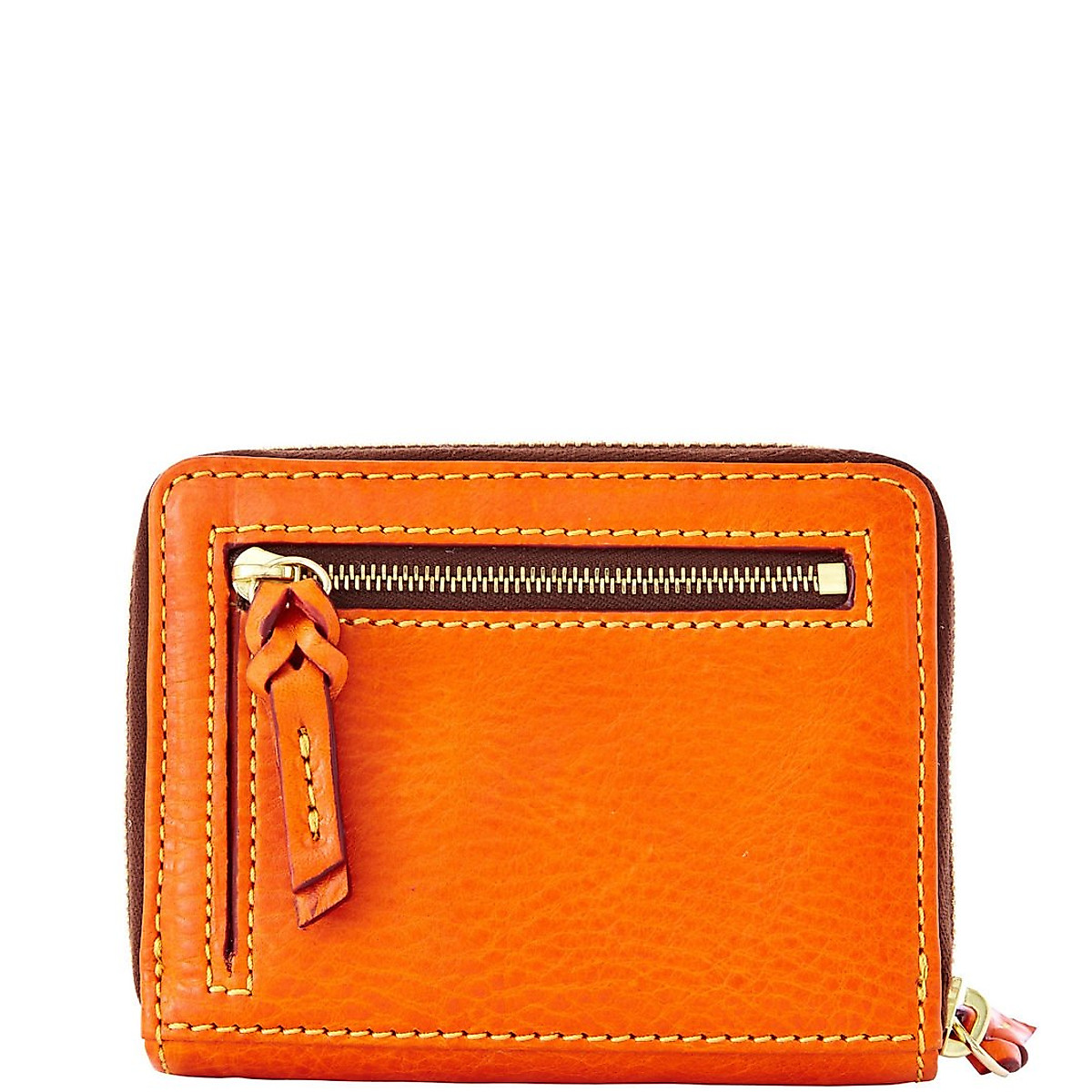 Dooney & Bourke Wallet, Florentine Small Zip Around Wallet - Chestnut