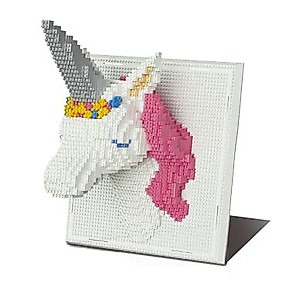 BDYDT Wall Art Unicorn Building Blocks Set; A Wall Decor Set for Adults Who Love Creative Hobbies(1784 Pieces) Toys Gifts for Kid and Adult