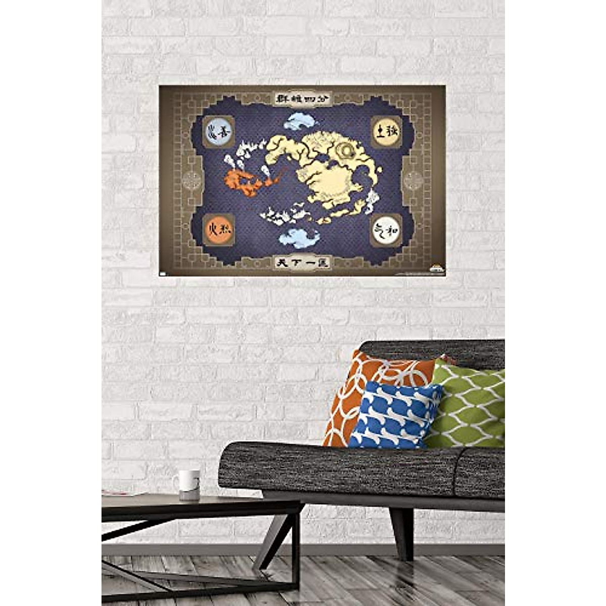 Trends International Avatar-Map Wall Poster, 22.375 in x 34 in, Unframed Version