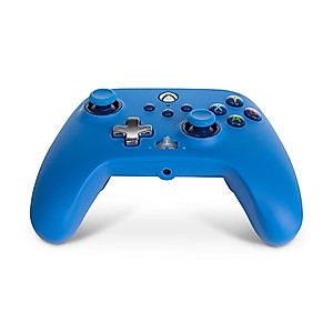 PowerA Enhanced Wired Controller for Xbox Series X|S - Blue, Officially Licensed for Xbox