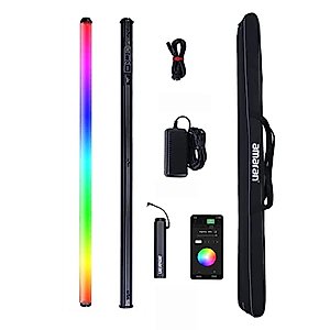 Aputure Amaran T4C RGBWW LED Tube Light,40W 2500K-7500K AdjustableHandheld Light Wand Support APP and DMX Control (120cm)