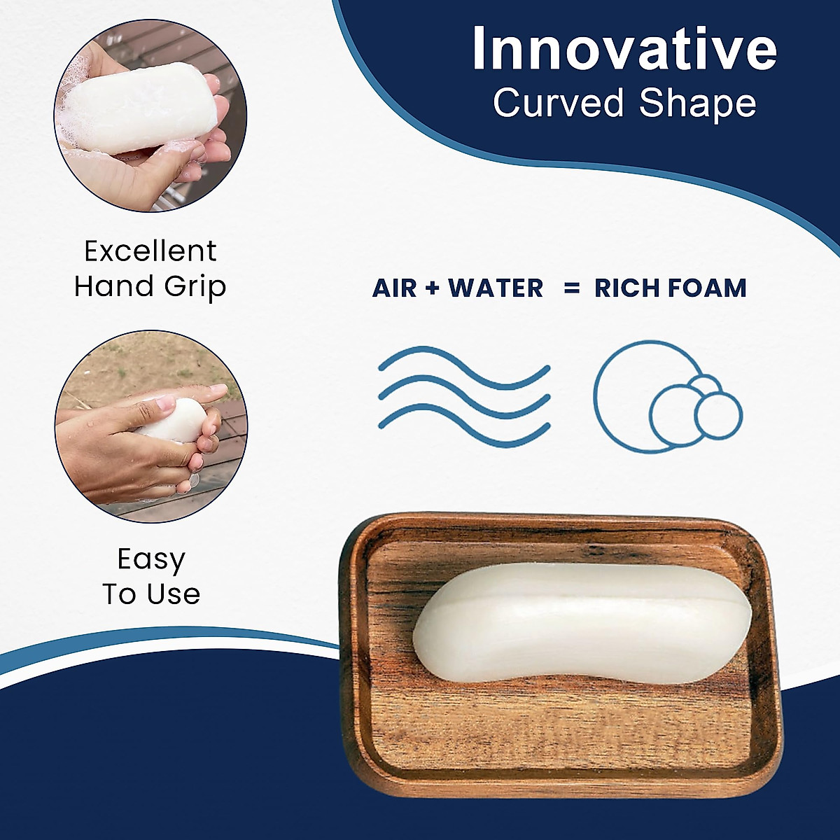 Pacific Spirit Moisturizing Shampoo Bar with Argan Oil for dry Hair - High Shine - Tropical Scent - SLS free, Sulfate-Free, Soap-Free, Zero Waste, Vegan, 3.53 Oz