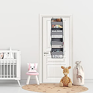 GRANNY SAYS Bundle of 1-Pack Over The Door Closet Organizer & 1-Pack Hanging Closet Organizer