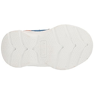 Carter's Kids Adusa Light-Up Sneaker, Blue/Orange, 7 US Unisex Toddler