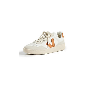 Veja Women's V-90 Sneakers, Extra White Umber, 10 Medium US