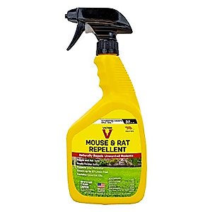Victor M809 Mouse and Rat Repellent Natural Non-Toxic Spray for Indoor and Outdoor Use Ready to Use – 32 fl oz