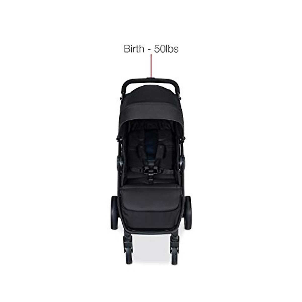 Britax B-Clever Compact Stroller, Cool Flow Teal - One Hand Fold, Ventilated Seating Area, All Wheel Suspension