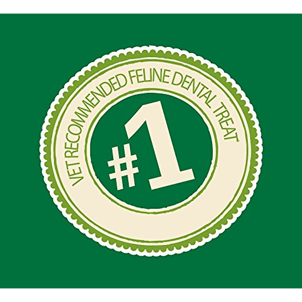 FELINE GREENIES Natural Dental Care Cat Treats Oven Roasted Chicken Flavor, 5.5 oz. Pack