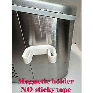 Generic magnetic Ice Scoop Holder for Frigidaire Countertop Ice Maker Scooper Accessory Compatible with Frigidaire EFIC117- Maker(Ice Scoop NOT Included)