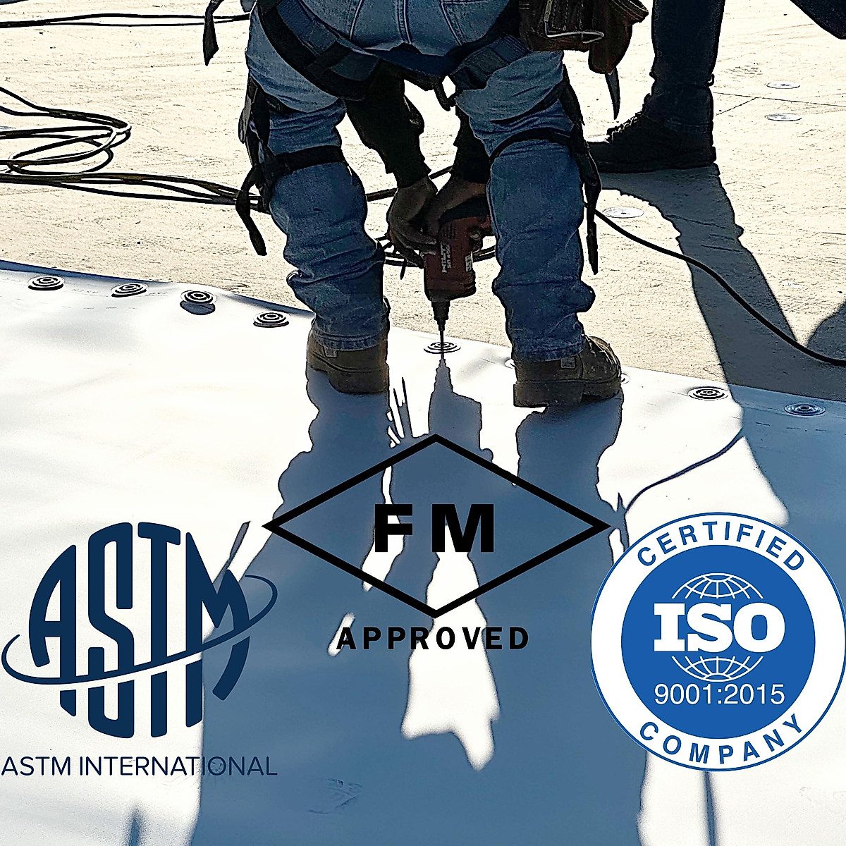 Ace Screws 2-⅜” (1,000pc) FM Approved Barbed Seam Plates- Roof Insulation Plates - EPDM - TPO - Fasteners - Commercial - Rubber Roofing - Goes with Ace Screws Fasteners to Meet All Roofing Tasks