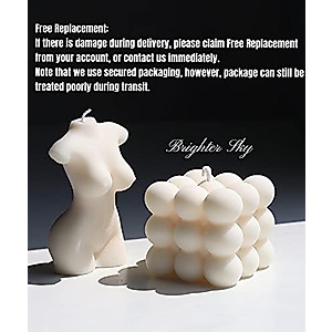 Bubble Candle and Body Candle Set Brighter Sky|Natural Wax|Candle Decor|Gift for Her|Cute Candle|Candle Ideas|Wax Melts|Pillar Candle|Candle Holder|Candle Gift|Decorative Candle|Home Decor