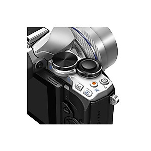 Olympus OM-D E-M10 with M.Zuiko ED 14-42mm 1:3.5-5.6 EZ Lens - Silver - International Version (No Warranty)