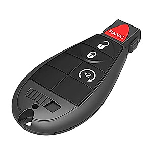 VOFONO Fit for Entry Remote Key Fob Replacement Chrysler Town and Country 2008-2010/Dodge Durango 2008-2013/Challenger Grand Caravan 2008-2014/Journey 2009-2013, Charger 2008-2012 (Set of 2)