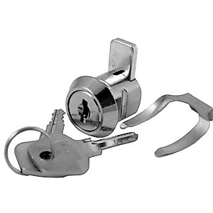 FJM Security FJM-3756-KA Deadbolt Keyed Alike Clip Lock with Chrome Finish, Keyed Alike