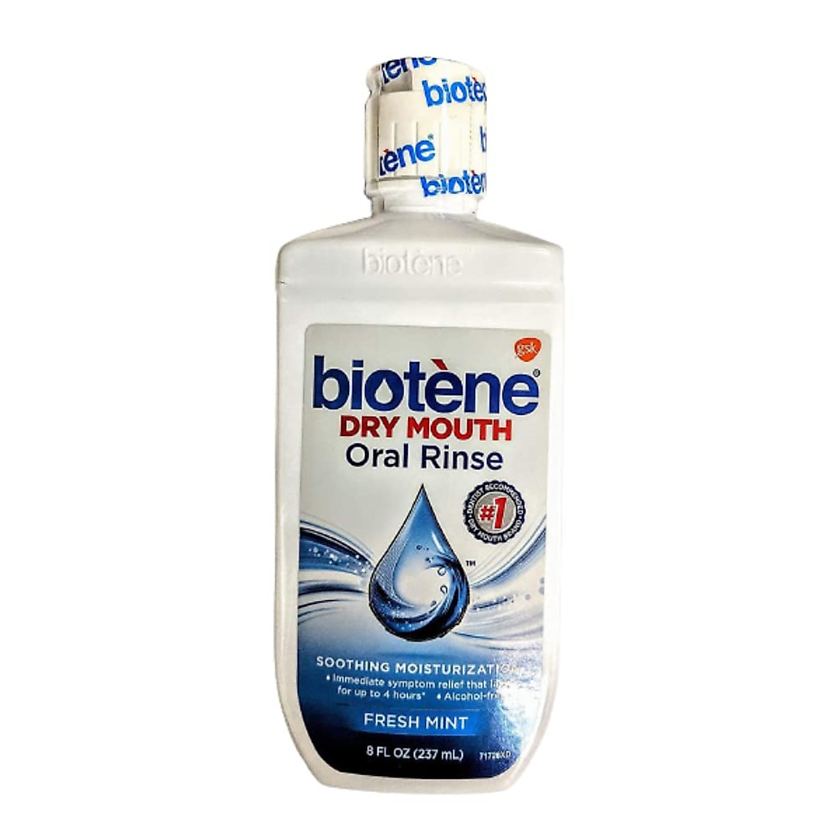 Biotene Dry Mouth Oral Rinse, Fresh Mint 8 oz (Pack of 2)