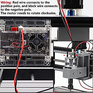 Upgraded Mcwdoit 775 Spindle Motor - 20000RPM, DC 12-24V, Electrical DC Motor for 3018/3018Pro/ 3018Pro-M CNC Router Machine, with 3.175mm ER11 Collet