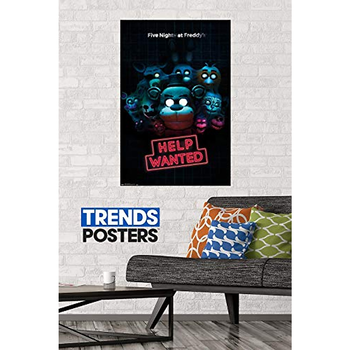 Trends International Five Nights at Freddy's - Help Wanted Wall Poster, 22.375" x 34", Unframed Version