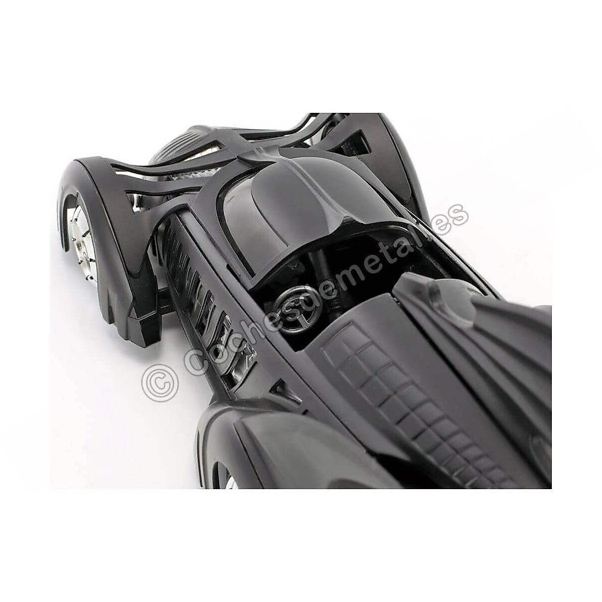 Jada Toys DC Comics Batman Forever Batmobile & Batman Figure 1:24 Die - Cast Vehicle with Figure Matte Black