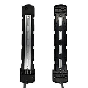 FcotMiue Polly Shark DP-6 DP-9 Electric Bike Battery Bottom Base Bracket Holder for 36V/48V/52V 5pin Downtube Ebike Battery Mounting Plate Bracket with XT60 Connector