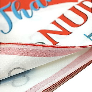 LOONELO 52pcs Thank You Nurse Party Supplies, Happy National Nurses Appreciate Week Table Party Decorations, Disposable RN Graduation Congrats Tableware Set Plates,Napkins,Cups