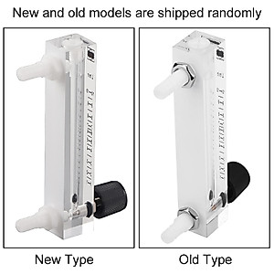 Watris Veiyi LZQ-7 Oxygen Air Gas Flow Meter, 1-10LPM Air Gas Flowmeter with Control Valve for Measuring Controlling Gas Flow