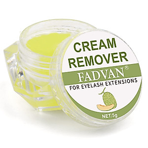Eyelash Extension Remover Cream - Lash Extension Remover Cream with Low Irritating for Sensitive Skin - Quick Dissolve - Eyelash Extensions Glue Remover