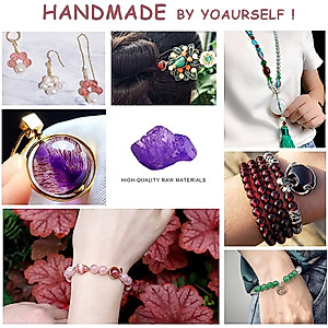 45PCS 8MM Natural Galaxy Sea Sediment Jasper Stone Beads Energy Healing Beads for DIY Jewelry Bracelet Necklace Making for Jewelry Making15Inch