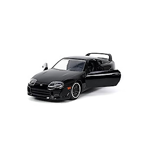 Fast & Furious 1:32 1995 Toyota Supra Die-Cast Car, Toys for Kids and Adults(Black)