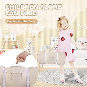 Toddler Nap Mat Beige Boho Tufted Geometric Kinder Nap Mats for Toddler Girls Boys Preschool Daycare Soft Fleece Kids Sleeping Mat Portable Sleeping Bag for Travel Camping