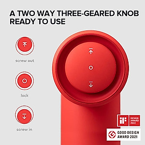 HOTO Cordless Screwdriver Set with Storage Bag, 3.6V Electric Screwdriver Rechargeable USB-C, 5 N.m Torque, 2000mAh Battery, LED Light & 10 Pcs Bits for Furniture/Electrical Repairs, Night Blue