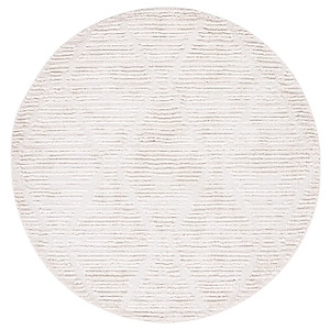 SAFAVIEH Marrakech Collection 8' Round Beige MRK517C Moroccan Boho Tribal Trellis Area Rug