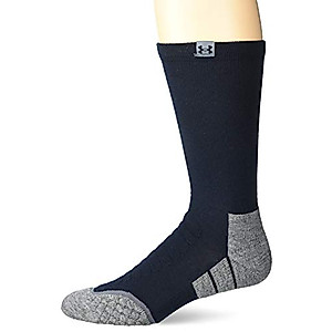 Under Armour Adult Hitch All Season Boot Socks, 1-Pair , Black/Pitch Gray , Medium