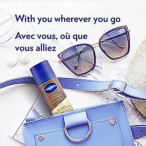 Vaseline Rich Moisturizing Healing Jelly Cocoa Butter, 13 oz Bundled with Cocoa Shimmer Stick, 1.4 oz. Provides Radiant and Shimmering Moisturized Skin with Pleasant Scent