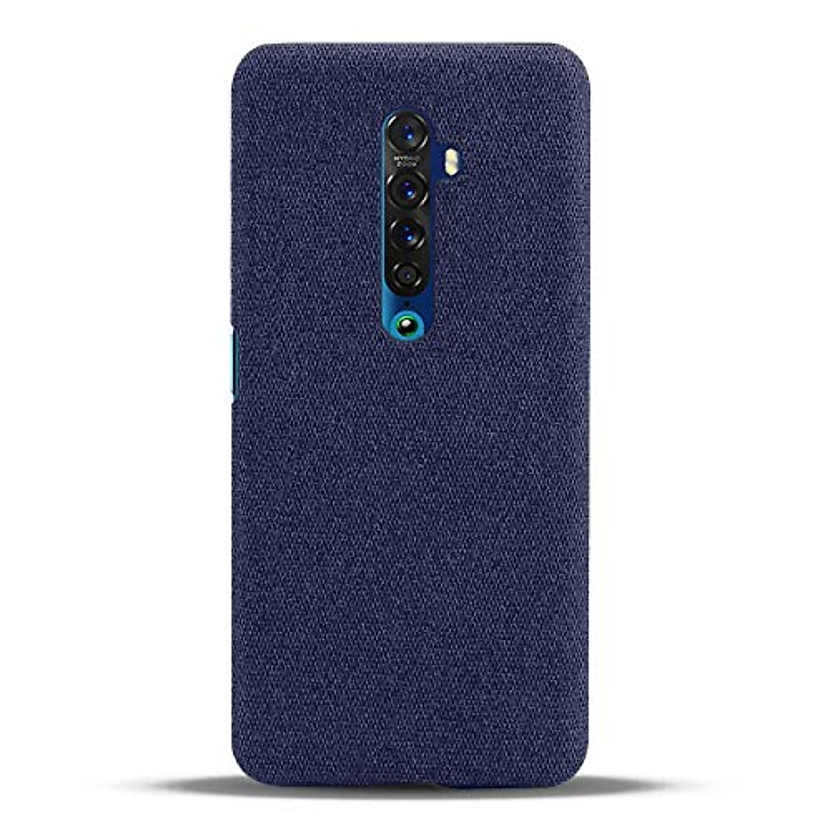 Grandcase Oppo Reno2 Case,Ultra-Thin Felt Cloth Anti-Fingerprint Shock Absorber Protective Cover for Oppo Reno2 6.5" -Blue