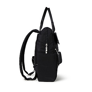 Baggallini womens Modern Everywhere Laptop Backpack, Black, One Size US