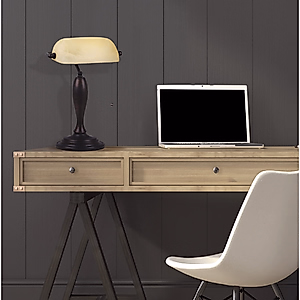 Catalina 21469-000 Traditional Desk Lamp, 17.75", Bronze