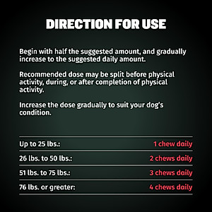 Bully Max Dog Weight Gainer Soft Chews for Puppies and Adults - High Calorie Dog Food Performance Supplement for Healthy Weight Gain, Immunity & Digestion - 75 Chews for All Breeds & Ages - 300g Pack