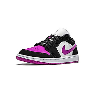 Jordan Womens WMNS Air 1 Low DC0774 005 Black/Cactus Flower - Size 8W