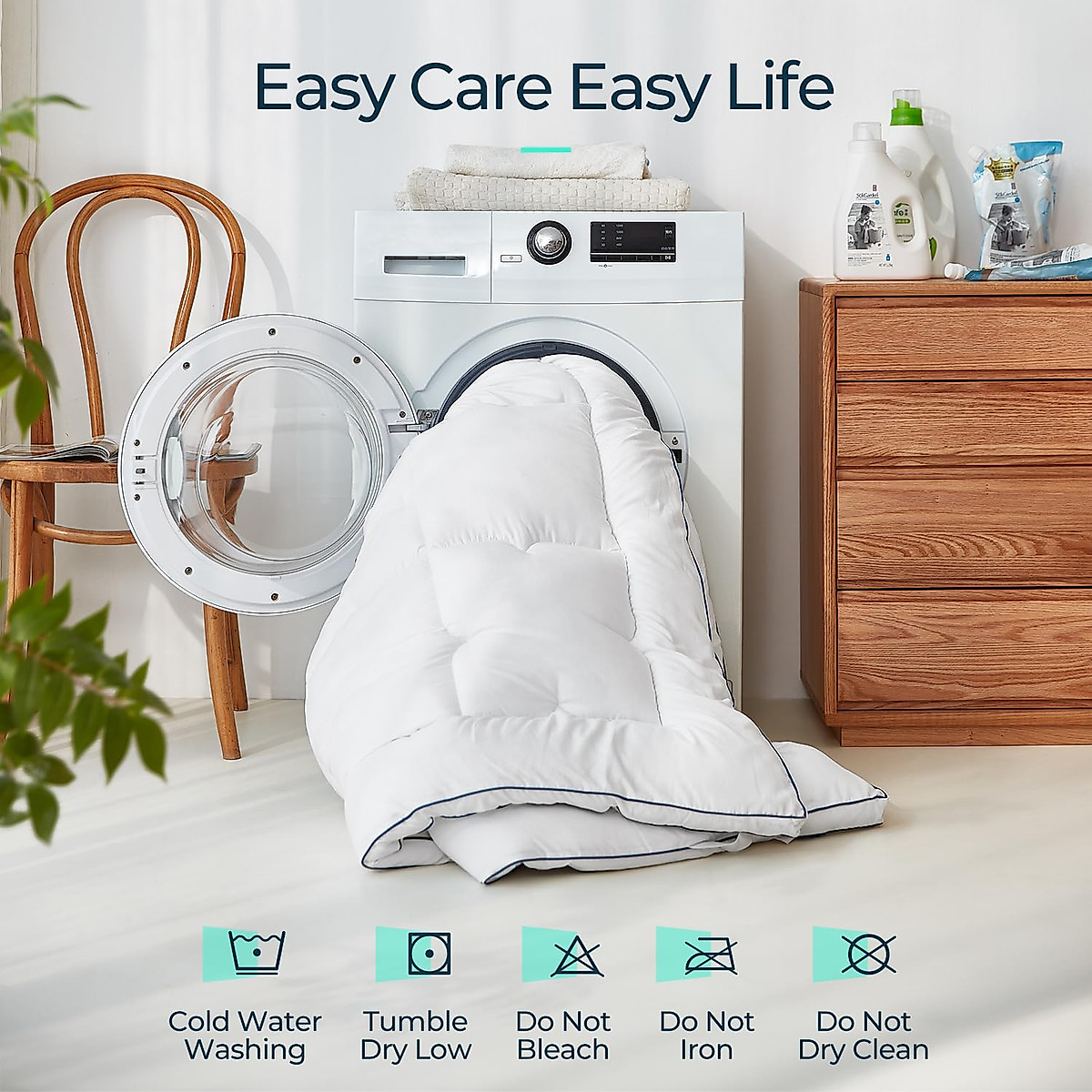 LINSY Celeste Mattress Topper Twin Size, Extra Thick Pillow Top Mattress Topper, Soft Mattress Pad Down Alternative Filled, Fluffy Pillowtop Mattress Cover with Straps, Machine Washable, 74" * 38"