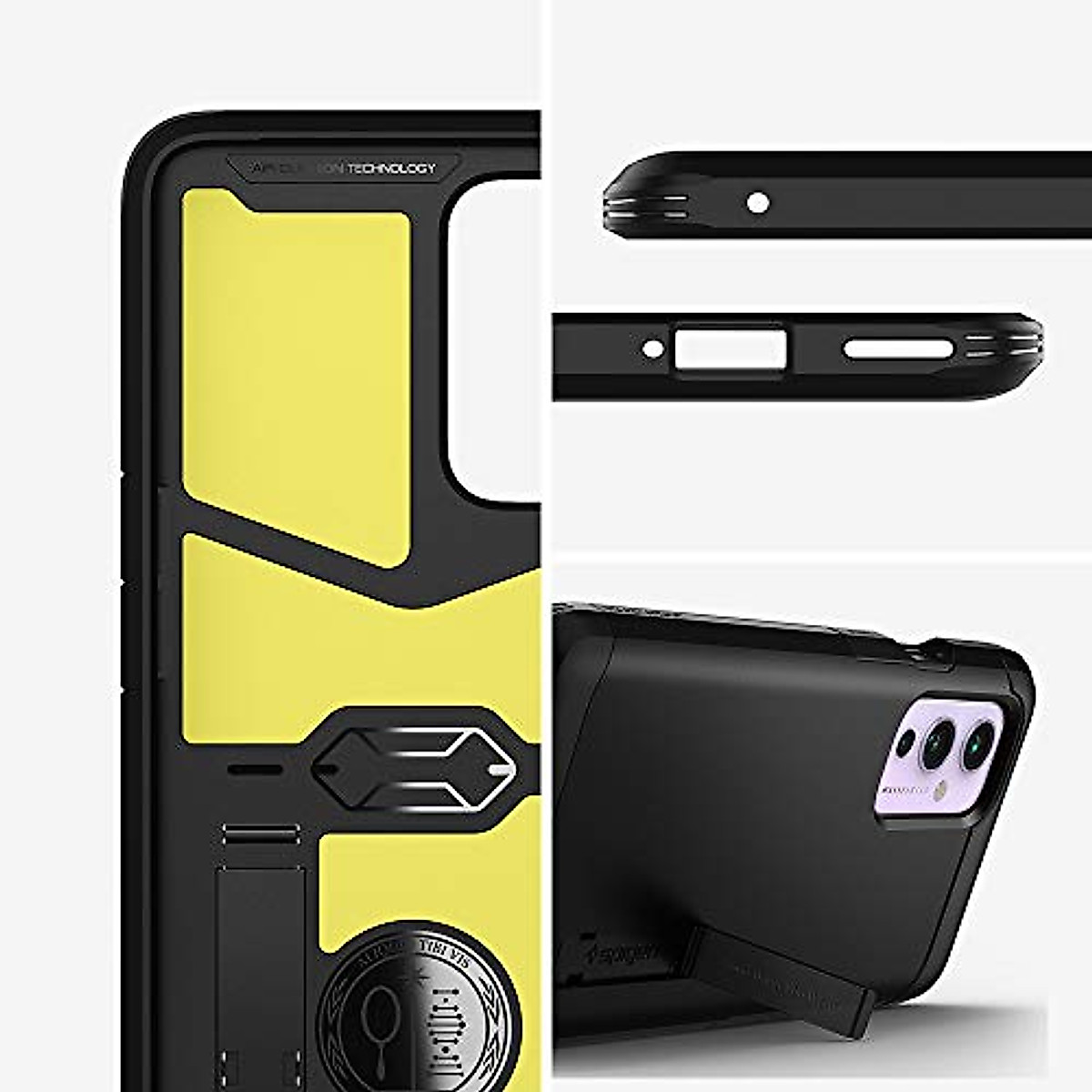 Spigen Tough Armor [Extreme Protection Tech] Designed for OnePlus 9 Case 5G [Compatible with NA & EU Versions, NOT Compatible with CH & in Versions] (2021) - Black