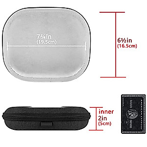 Geekria Shield Headphones Case Compatible with Sony WH-CH520, WH-CH510, WH-CH500, WH-1000XM4, WH-1000XM3, MDR-1000X Case, Replacement Hard Shell Travel Carrying Bag with Cable Storage (Dark Grey)