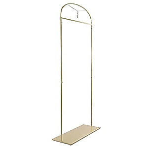 Titunjian Gold Clothes Rack Wedding Dress Display Rack Garment Clothes Hanger Dress Display Strorage Floor-Standing Clothing Rack Organizer