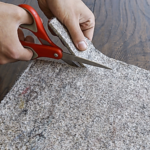 RUGPADUSA - Superior-Lock - 8'x10' - 1/4" Thick - Felt + Rubber - Premium Non-Slip Rug Pad - Perfect for Hardwood Floors, Available in 2 Thicknesses, Many Custom Sizes