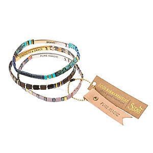 Scout Curated Wears - Good Karma Miuki Bracelet - Pure Magic - Turq/Silver