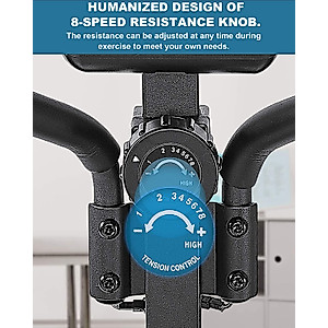 Stepper Elliptical Trainer Climber Exercise Machine with Digital Monitor for Cardio Fitness Home Workout Equipment, Black