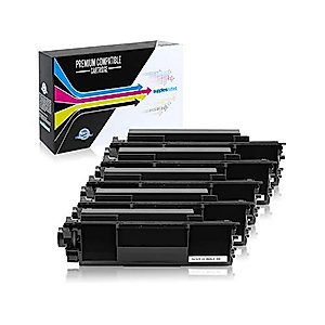 SuppliesOutlet Compatible Toner Cartridge Replacement for Brother TN850 / TN-850 (Black,5 Pack)
