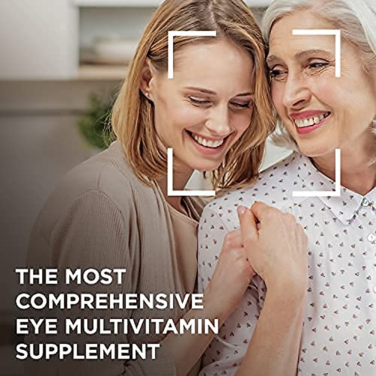 Viteyes Complete Eye & Total Body Health Multivitamin Nutritional Supplement, 180 Capsules, White