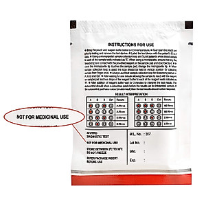 ALDON Innovating Science ABO/RH Blood Type Test Kit - Educational Use, Erycard Blood Grouping Card, Buffer Solution, Alcohol Wipe, Lancet, Collection Sticks, Instructions - Home Blood Type Testing Kit